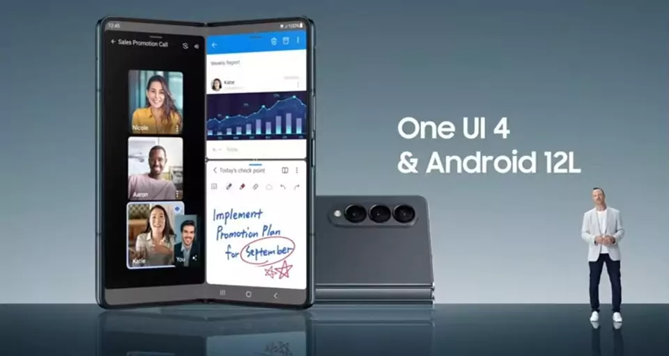 Các thiết bị Galaxy được cập nhật One UI 4.1.1 x Android 12L